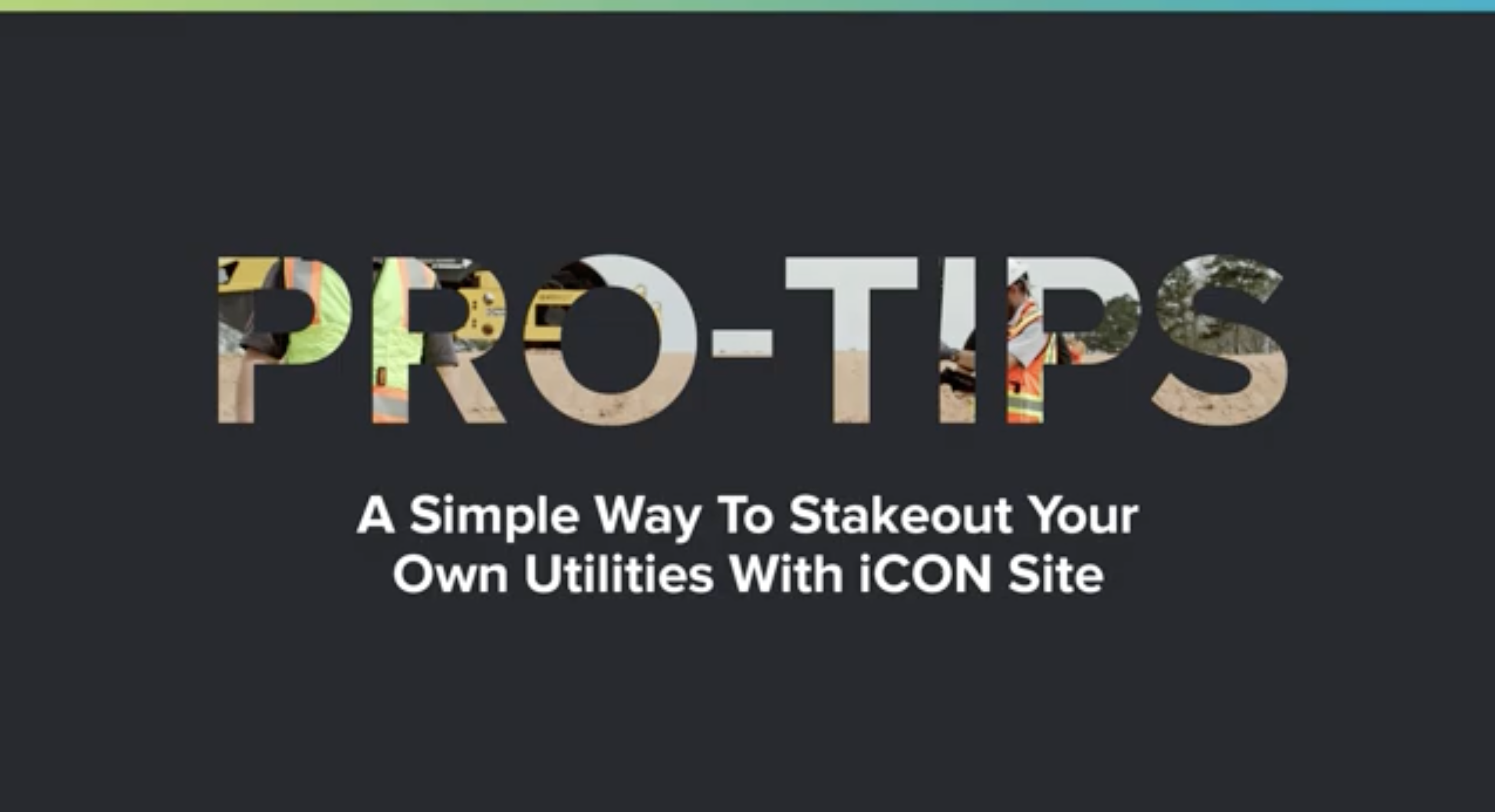 Leica iCON Site Pro Tip: Utility Stakeout - Terrawise